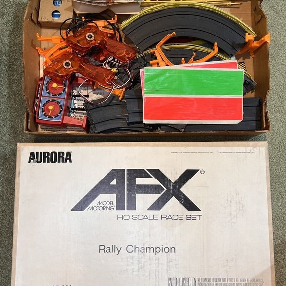 Aurora | Toys | 978 Aurora Afx Rally Champion Slot Car Set 2 Cars Ford ...